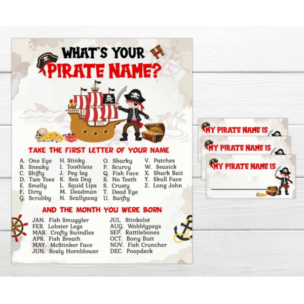 Pirate Party Ideas for Children: Games, Decor & More - Gifts & Party ...