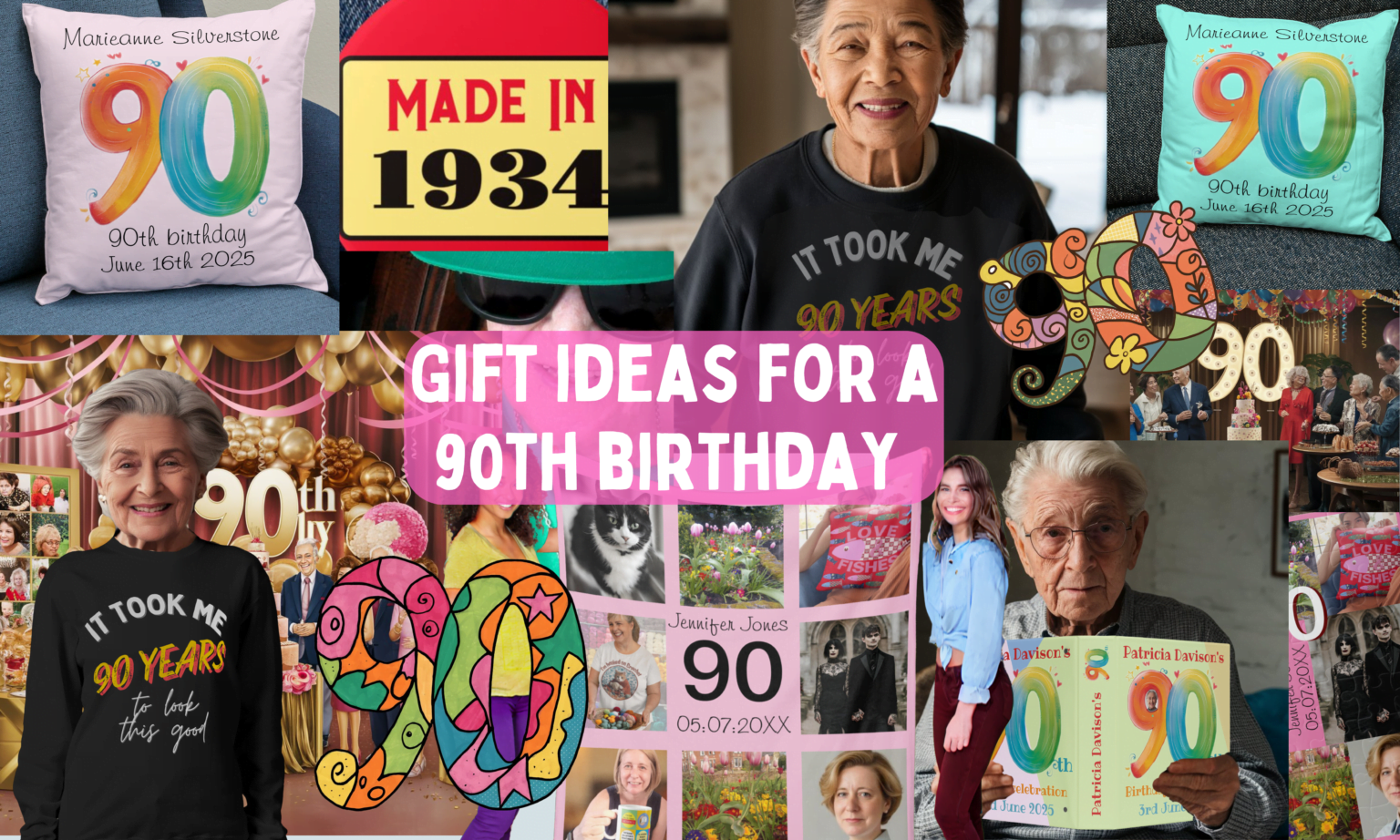 90th birthday gift ideas 2025