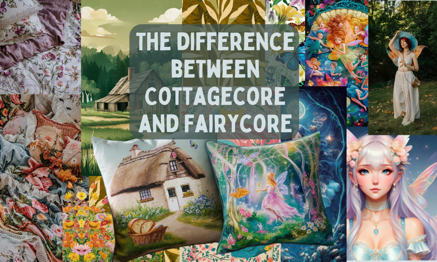 The difference between Cottagecore and Fairycore
