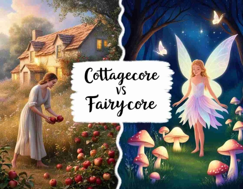 The difference between Cottagecore and Fairycore